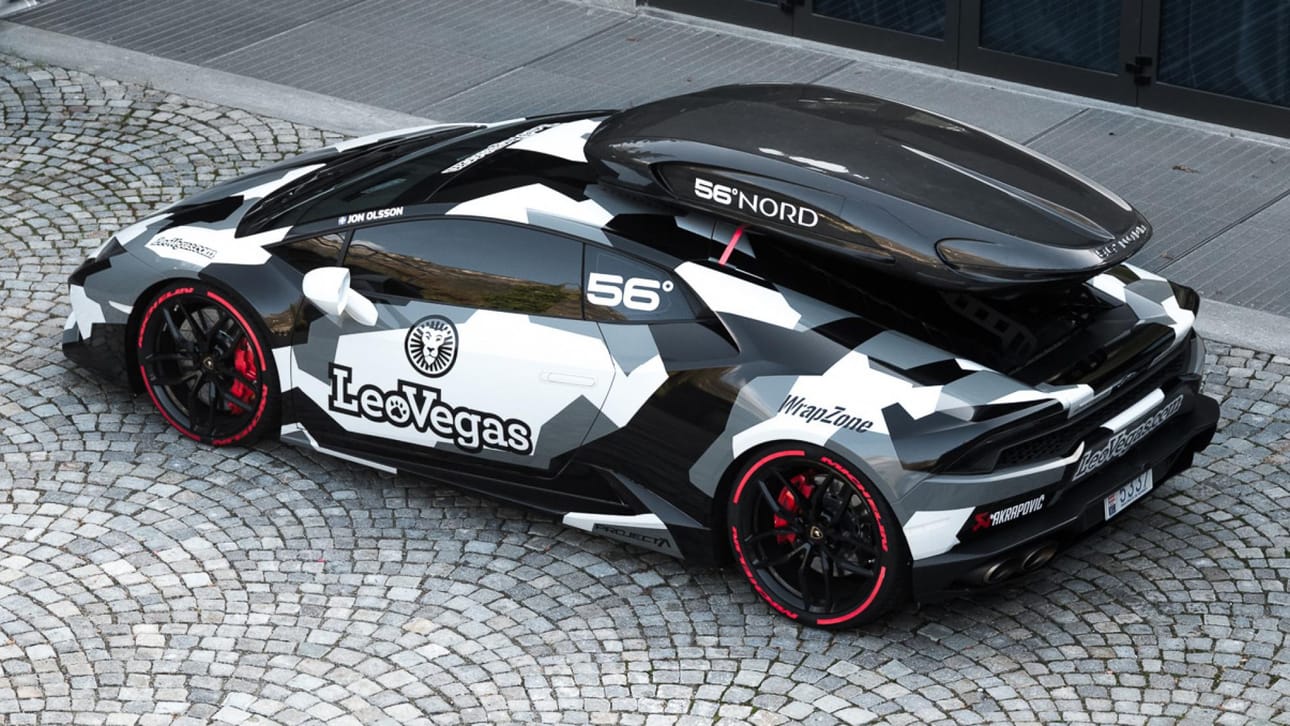 Jon Olsson's 800bhp, ski-prepped camo Lambo is now up for grabs | Top Gear