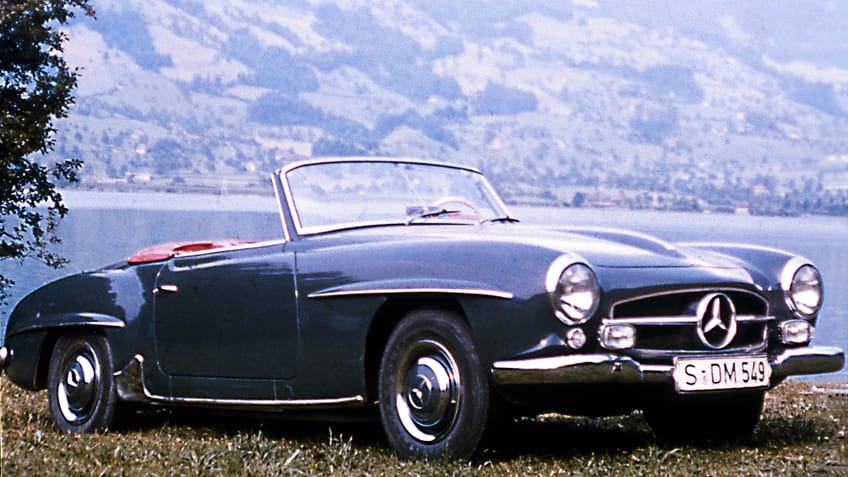 Here's every generation of the Mercedes SL | Top Gear
