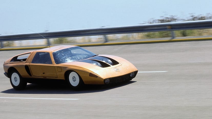 Remember when the Mercedes C111 concept did 250mph? | Top Gear