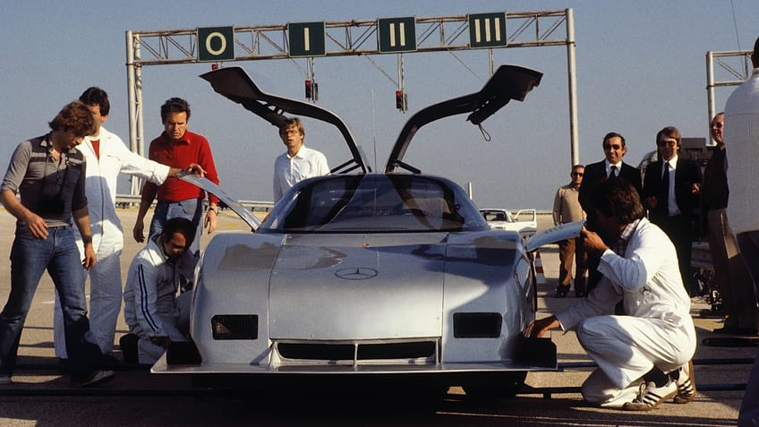 Remember when the Mercedes C111 concept did 250mph? | Top Gear