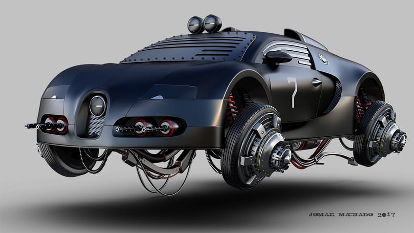 You have to check out these post-apocalyptic aerocars | Top Gear