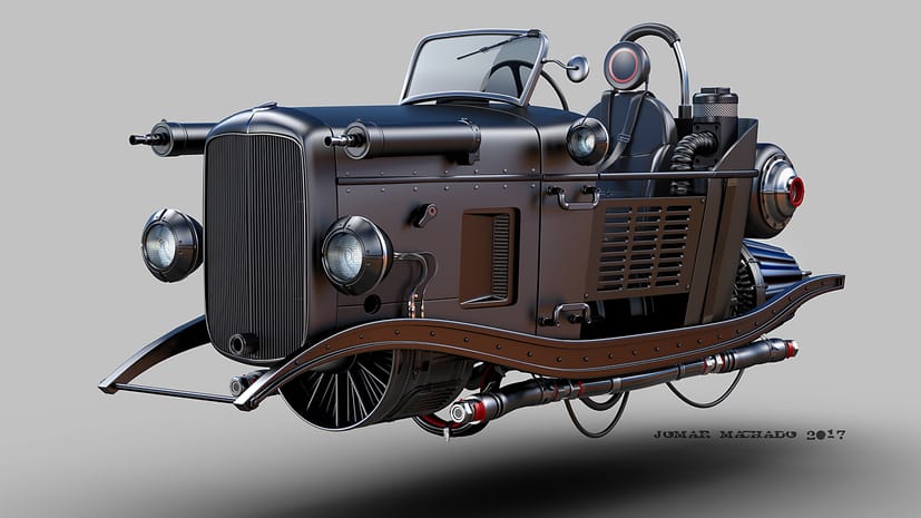 You have to check out these post-apocalyptic aerocars | Top Gear