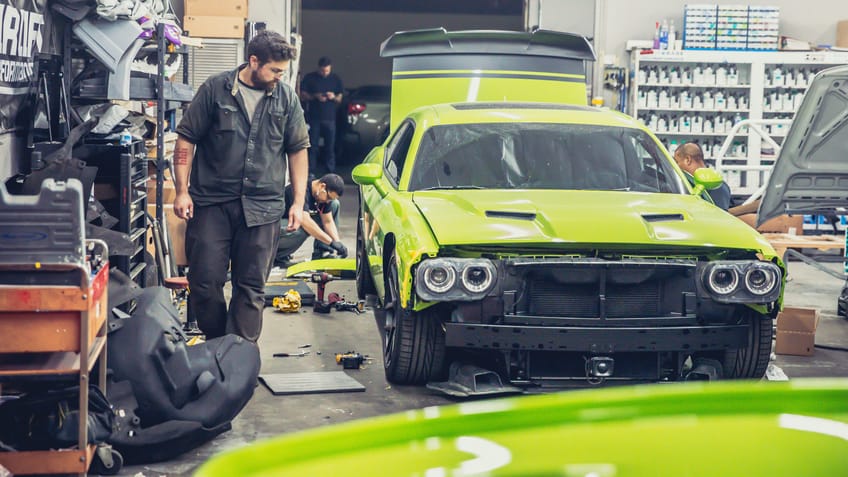 Gallery: a pre-SEMA peek inside a tuner's garage | Top Gear