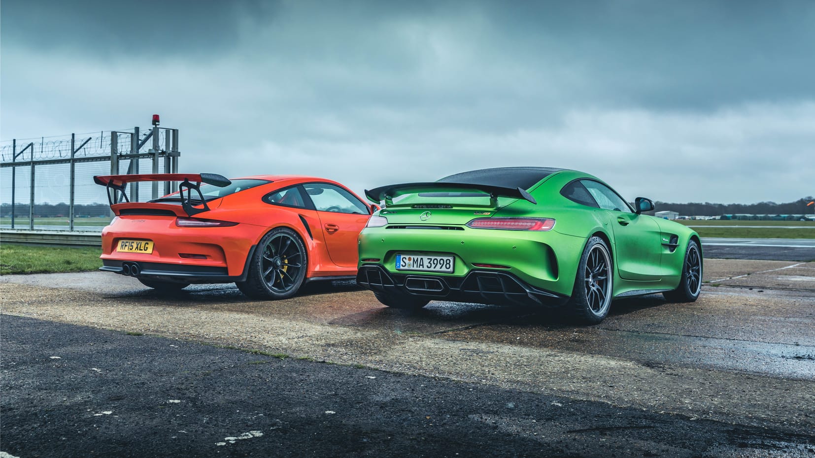 Mercedes-AMG GT-R vs Porsche 911 GT3 RS vs BMW M4 GTS | Top Gear
