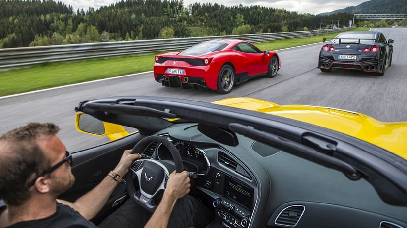Speed Week: Corvette Z06 vs Ferrari 458 Speciale vs Nismo GT-R | Top Gear