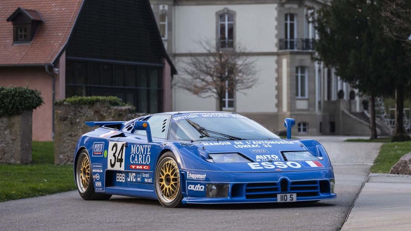Remembering the rare, eccentric Bugatti EB110 supercar | Top Gear