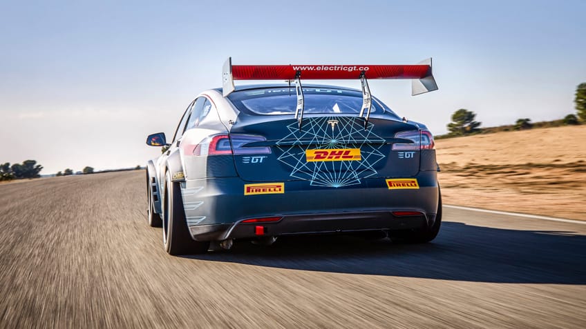 What's a Tesla race car like to drive? | Top Gear