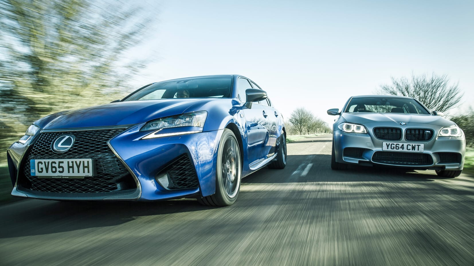 Twin test: BMW M5 '30 Jahre' vs Lexus GS F | Top Gear