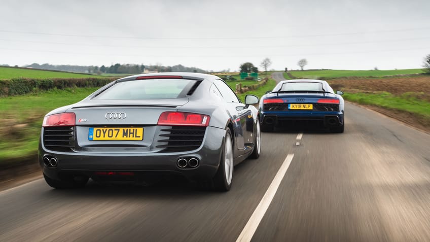 Progress Report: 2007 Audi R8 vs 2019 Audi R8 | Top Gear