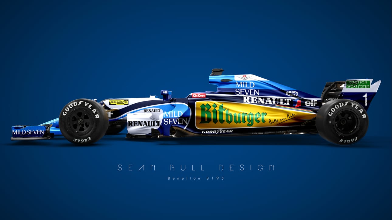Gallery: modern F1 cars with retro liveries | Top Gear