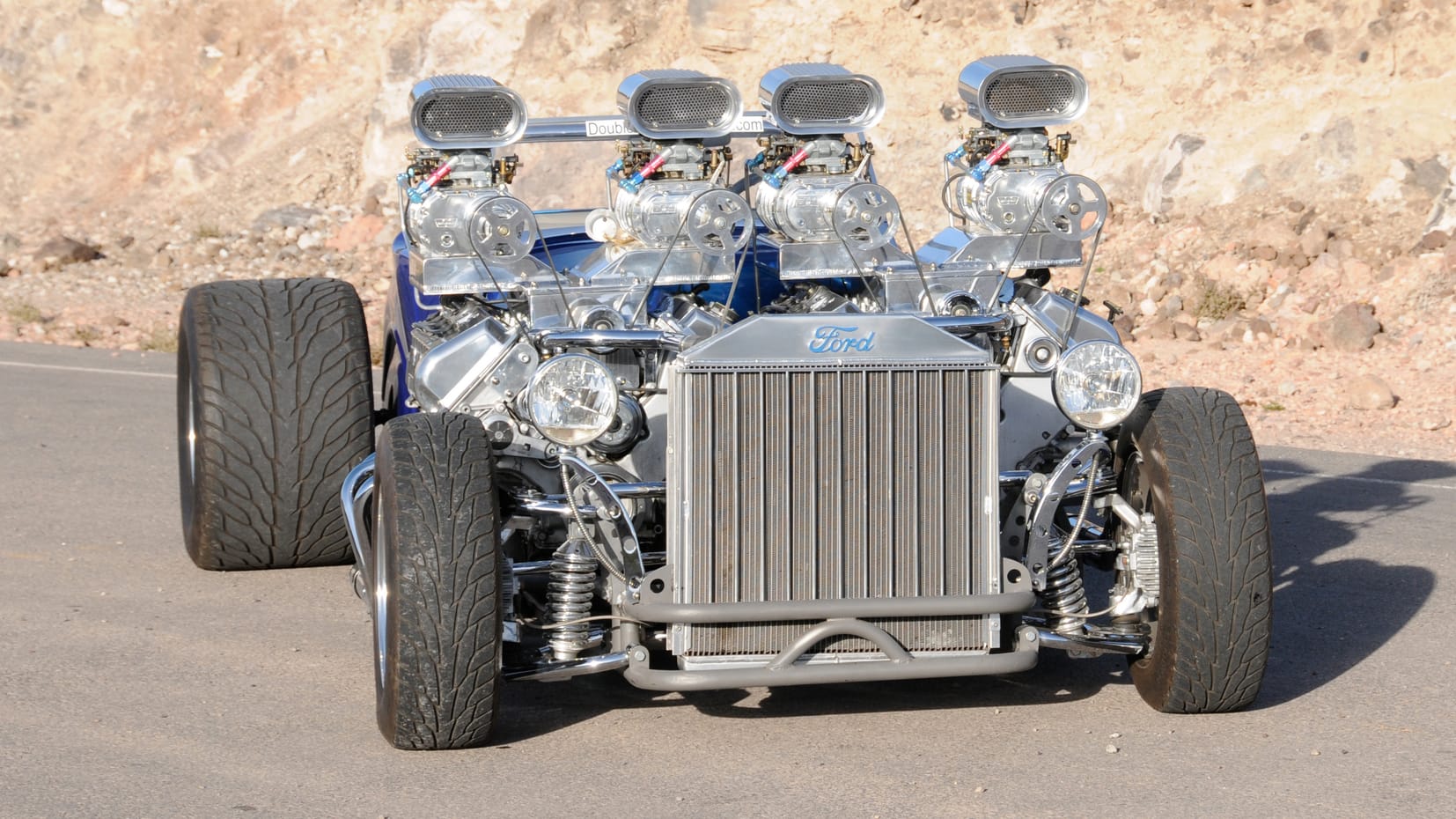 The amazing, twin-engined Double Trouble Roadster | Top Gear