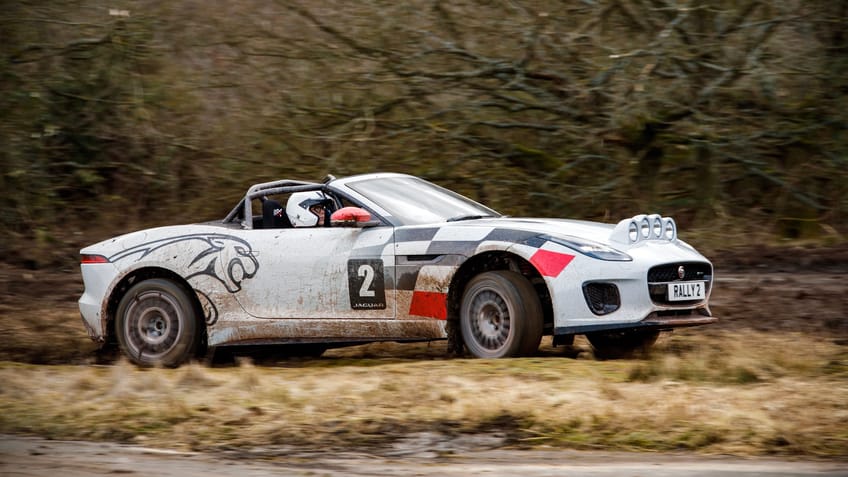 Here's how Jaguar turned the F-Type into a rally car | Top Gear