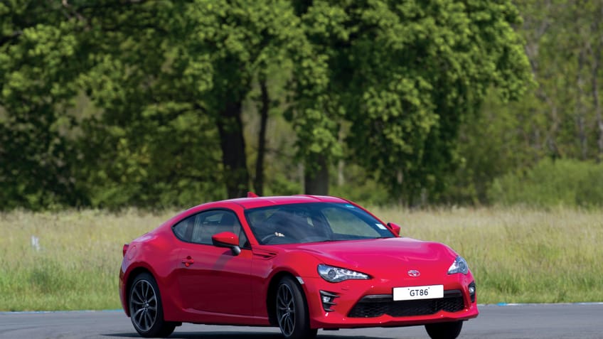 Watch the Toyota GT86 post a more than reasonably fast time round ...