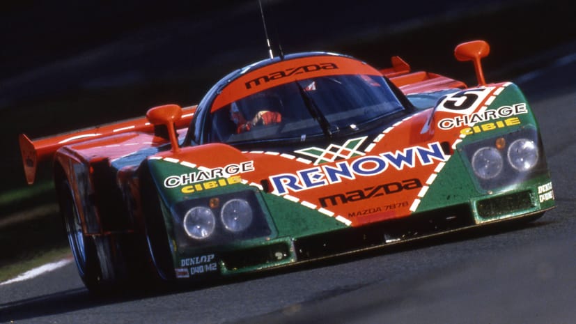 25 years ago, the amazing Mazda 787B won Le Mans. Now listen to it ...