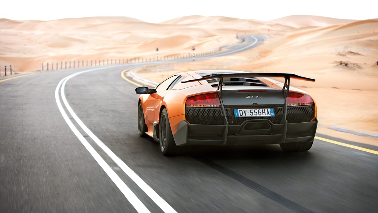 Gawp at these pics of a Lambo Murcielago SV in the desert | Top Gear