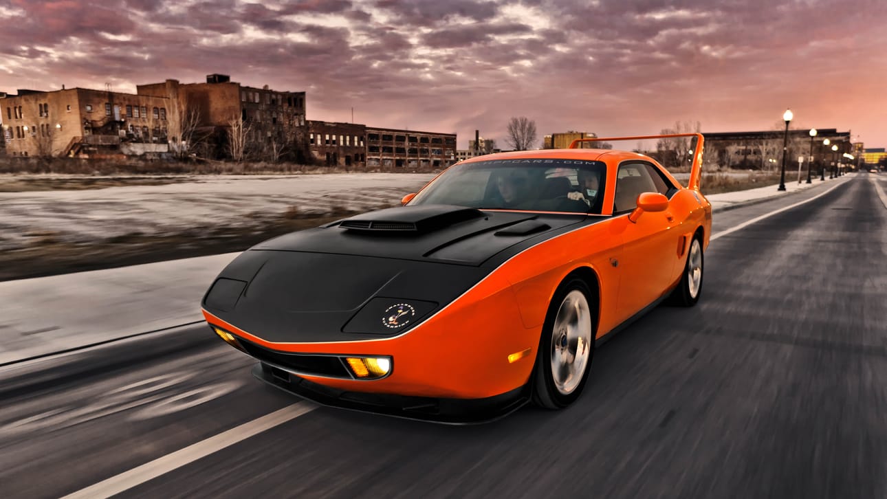 From the archives: exploring Detroit in the HPP Superbird | Top Gear
