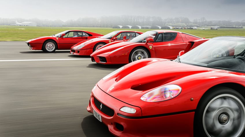 Is this the ultimate Ferrari group test?