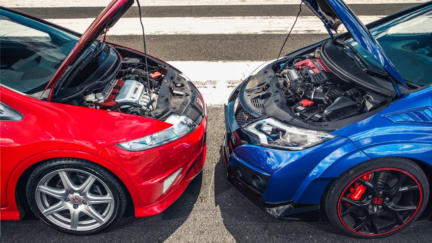 Honda Civic Type R: 2007 vs 2015 which is better? | Top Gear