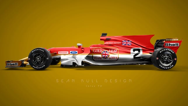Gallery: modern F1 cars with retro liveries | Top Gear