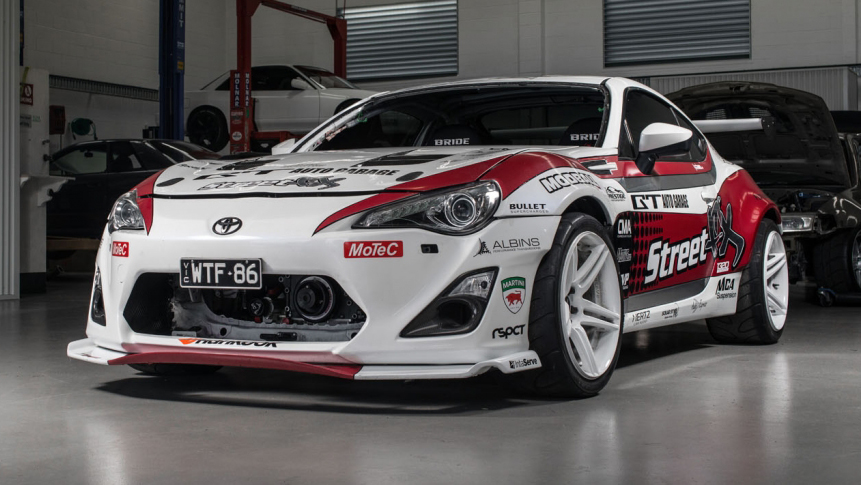 Toyota 86 Modified White