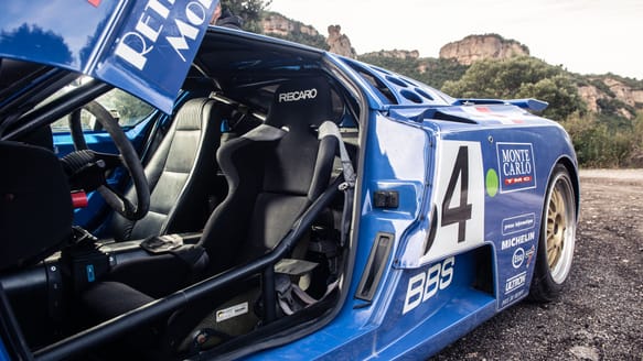 What's the Bugatti EB110 Le Mans car like to drive? | Top Gear