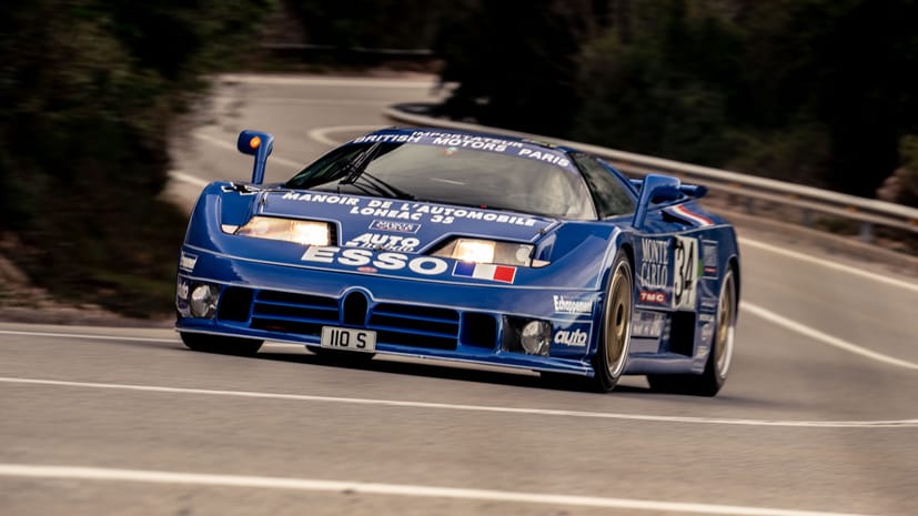 What's the Bugatti EB110 Le Mans car like to drive? | Top Gear
