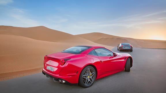 Gallery: many Ferrari Californias gather in the desert | Top Gear