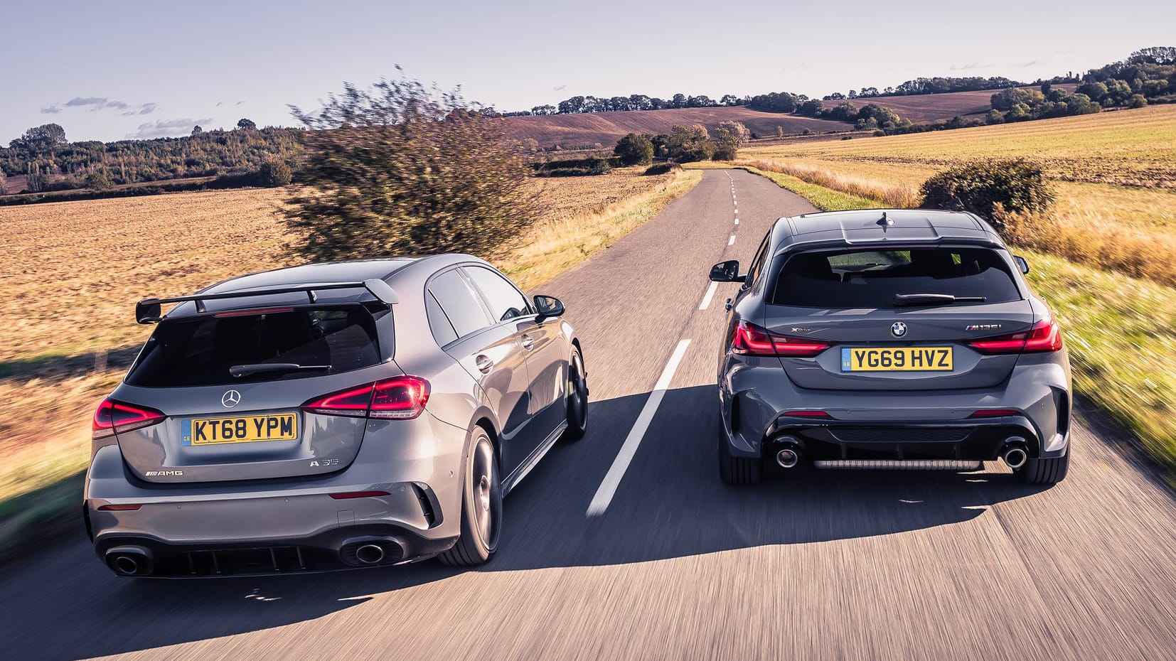 Twin test: BMW M135i vs Mercedes-AMG A35 | Top Gear