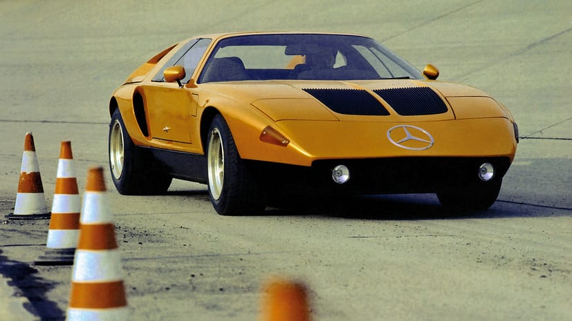 Remember when the Mercedes C111 concept did 250mph? | Top Gear