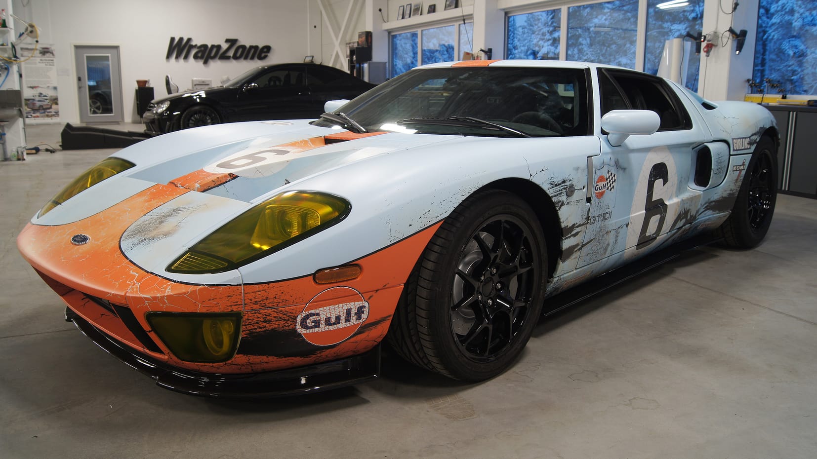Meet a distress-wrapped Gulf Ford GT | Top Gear