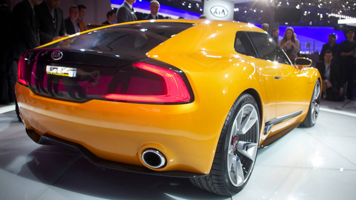 Kia finally reveals RWD Stinger concept | Top Gear