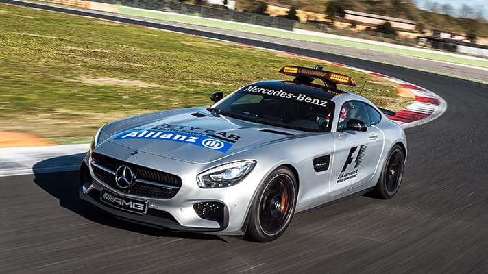 F1's new safety car is 510bhp of awesome | Top Gear