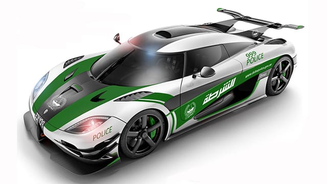 Koenigsegg rendered as Dubai cop car | Top Gear