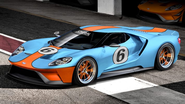 This is the new Ford GT in Gulf livery | Top Gear