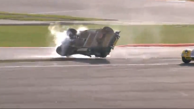 Ex-England footballer crashes Morgan | Top Gear