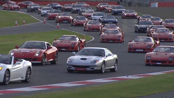 Video: the world’s longest Ferrari conga | Top Gear