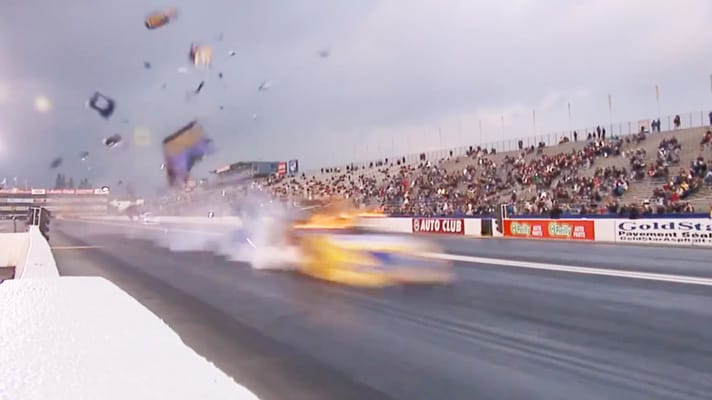 Watch a 7,000hp engine explode | Top Gear