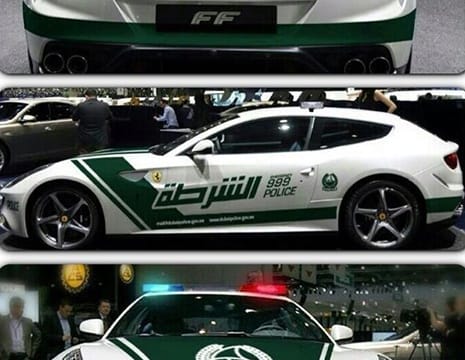 Dubai has an Aventador and Ferrari FF police car | Top Gear