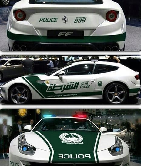 Dubai has an Aventador and Ferrari FF police car | Top Gear