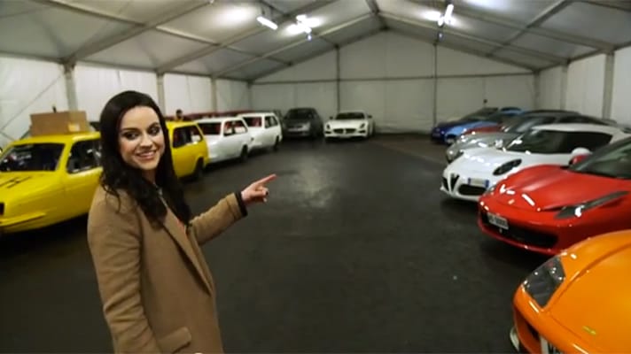 Amy MacDonald at our supercar garage | Top Gear