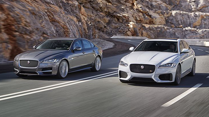 New Jag XF diesel vs BMW and Audi | Top Gear