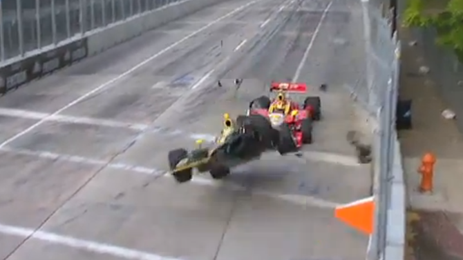 Watch: massive IndyCar crash | Top Gear