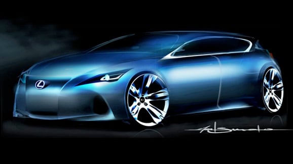 Lexus CT concept news - Lexus's 1-Series sketched out - 2009 | Top Gear