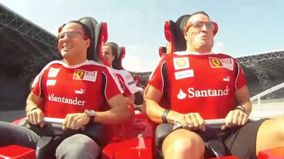 Watch Alonso's face get destroyed | Top Gear