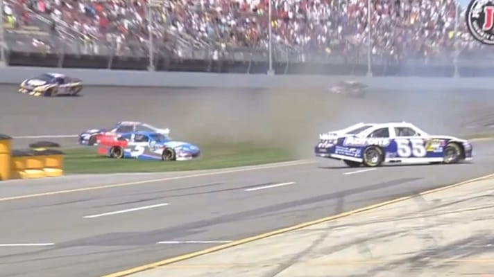 Video: NASCAR pit lane crash | Top Gear