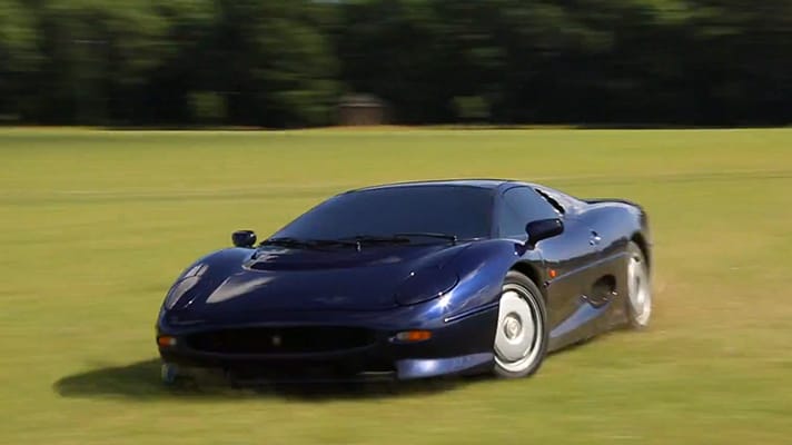 Video: Jag XJ220 goes cross country | Top Gear