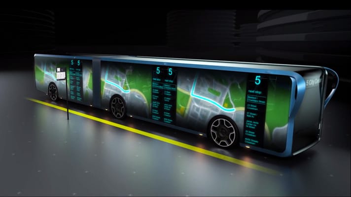 Meet the bus that's a moving television | Top Gear