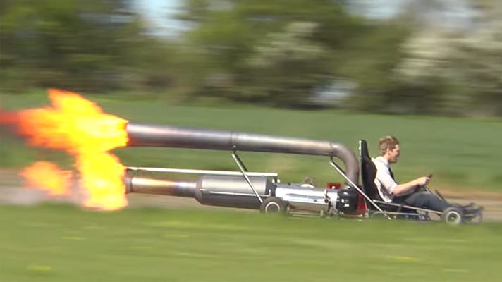 Video: it’s a jet-powered go-kart | Top Gear