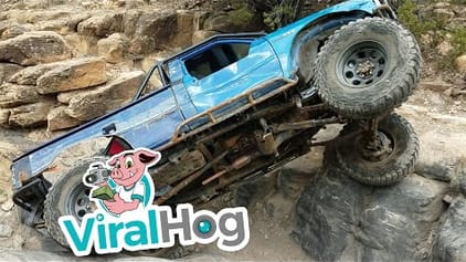 Watch a Toyota Hilux do an unthinkable rock crawl | Top Gear