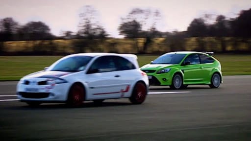 Focus RS vs Megane R26.R, part 2/3 (Series 13, Episode 4) | Top Gear